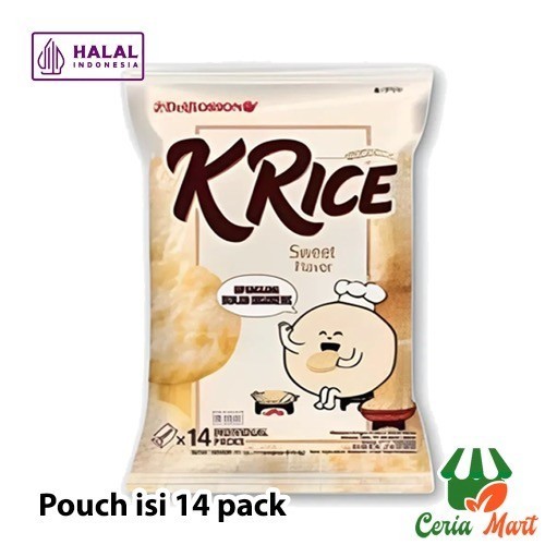 K Rice Crackers Sweet Sweet Sweet Rice Chips Pack of 14 and 6p | Shopee ...