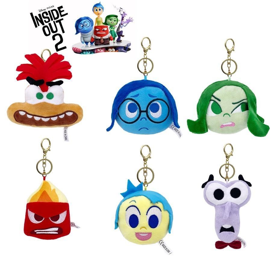 Inside Out 2 Plush Keychain Inside Out 2 Pendants Dolls Sadness Movie ...