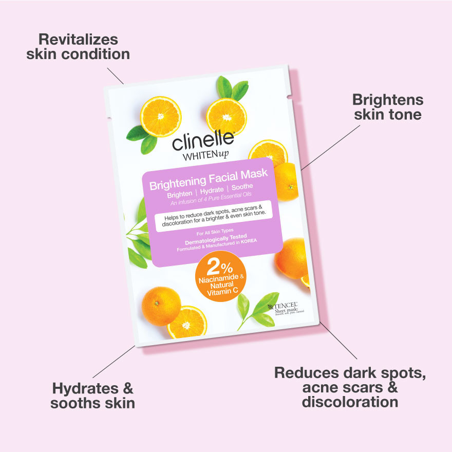 CLINELLE Whiten Up Facial Mask 1's | Shopee Malaysia