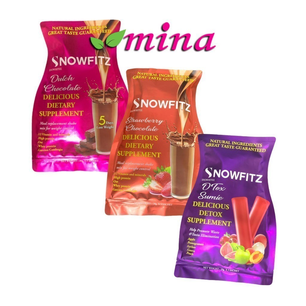 SNOWFITZ Delicious Dietary 5s Snow Fitz D Tox Kurus Lemon Fitztox Sumie ...