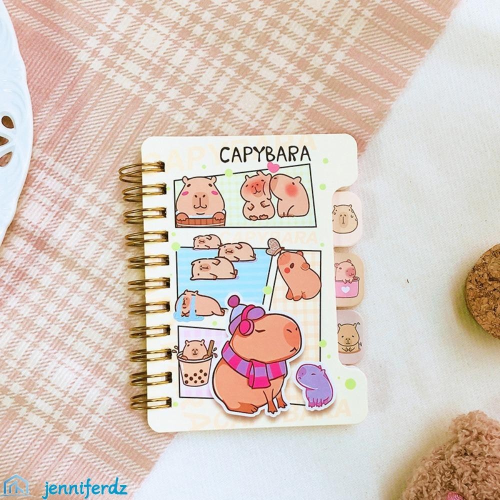 JENNIFERDZ Cartoon Capybara Notepads, Random Color Multifunction ...