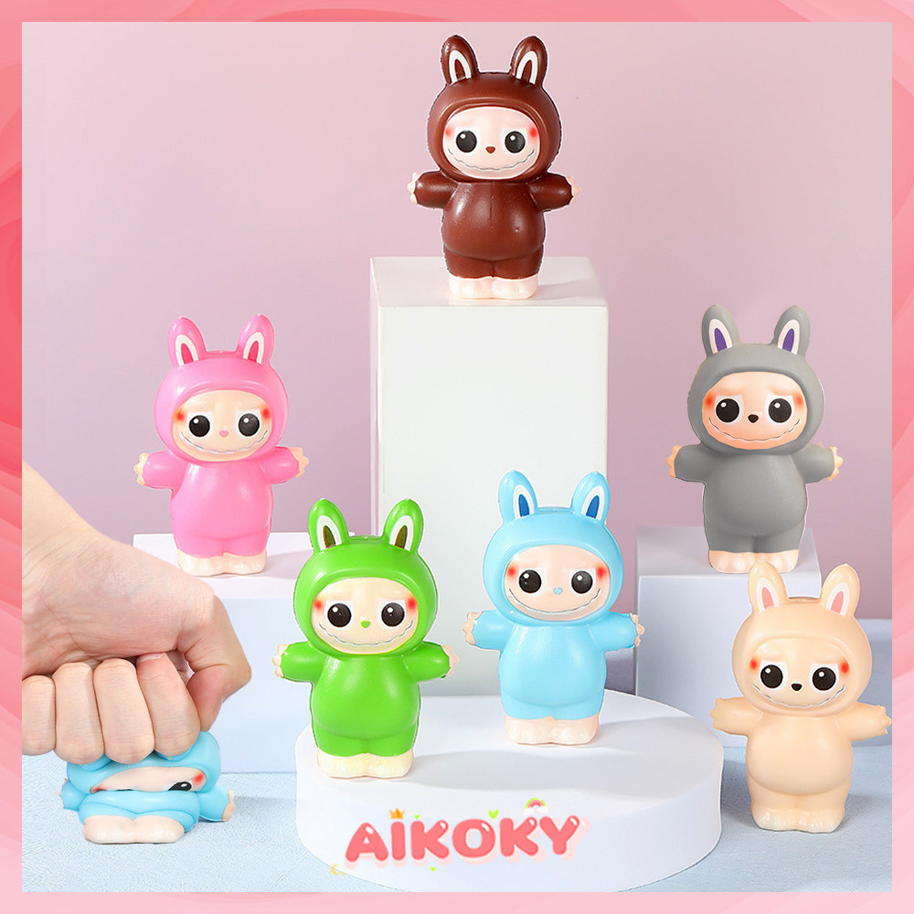 AIKOKY Cartoon Squishy Labubu For Kids And Adults Soft Rolled Toys Help ...