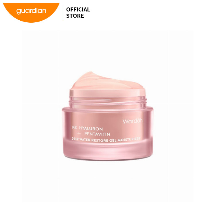 Wardah 14X Hyaluron+Pentavitin Deep Water Restore Gel Moisturizer 30G ...