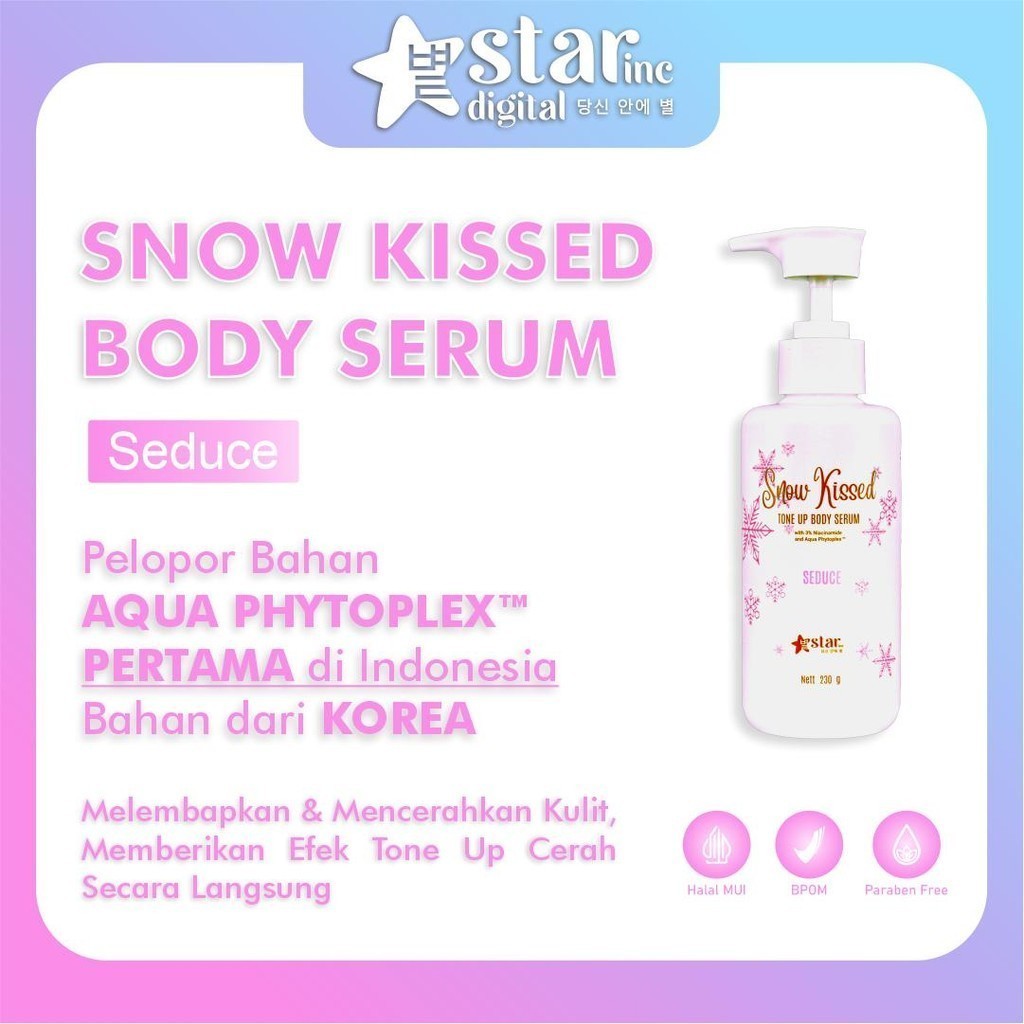 Hot - Starinc Snow Kissed Seduce - Body Serum | Moisturizing Brighten UV Filter | Niacinamide ...
