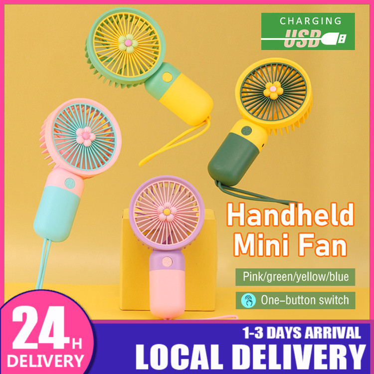 Handheld Fan Mini Fan Adjustable Portable Hand Table Fan Mute USB super ...