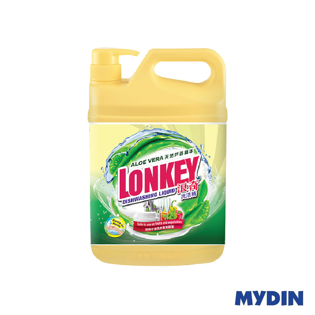 Lonkey Dishwashing Liquid Aloe Vera (1.8kg) | Shopee Malaysia