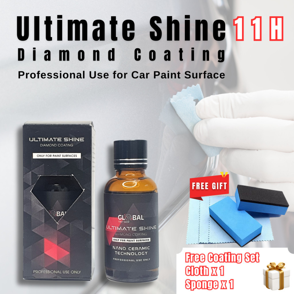 Ultimate Shine Diamond Coating 11H Coating Double Layer for Car Paint ...