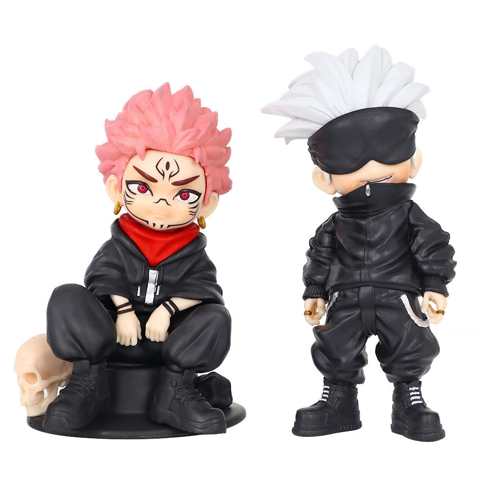 Jujutsu Kaisen Figures Satoru Gojo Figure Geto Suguru Figurine Desktop ...