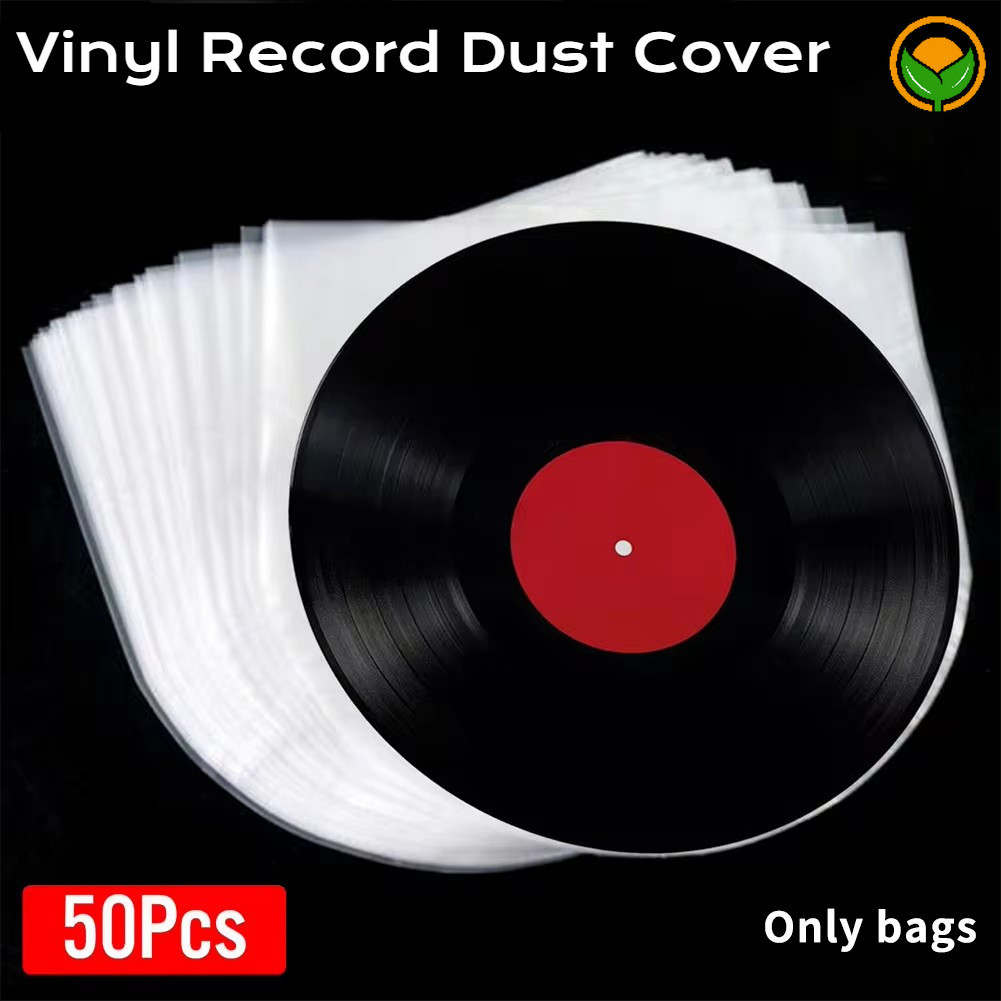 10-50Pcs Transparent Vinyl Record Dust Bags - Anti-static Semicircular ...