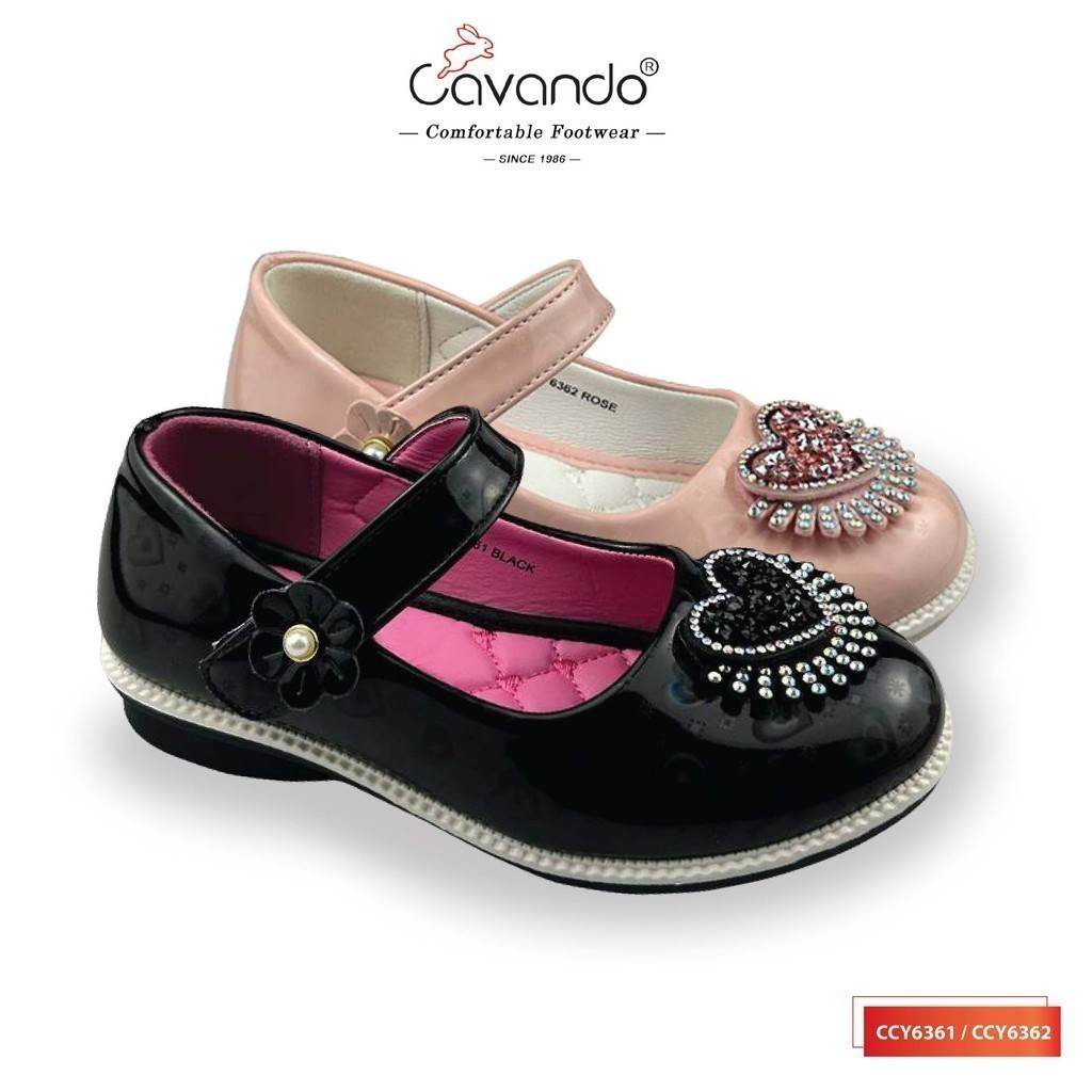 Cavando Kid's Sandals CCY6361/CCY6362 (Black/Rose) Sandal Kanak-Kanak ...