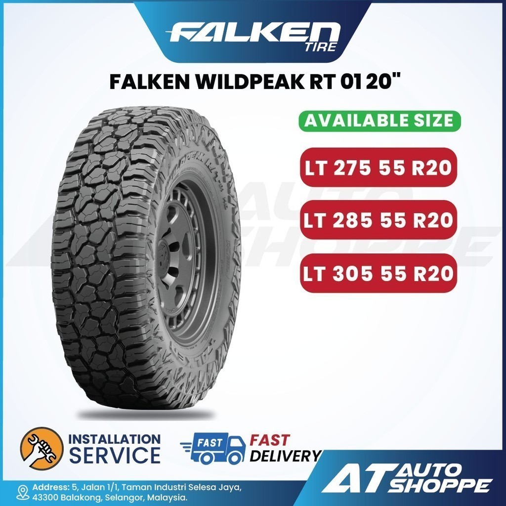 Falken Wildpeak RT 01 20" Tyre LT 275 285 305 55 R20 4X4 4WD (1 Tire ...