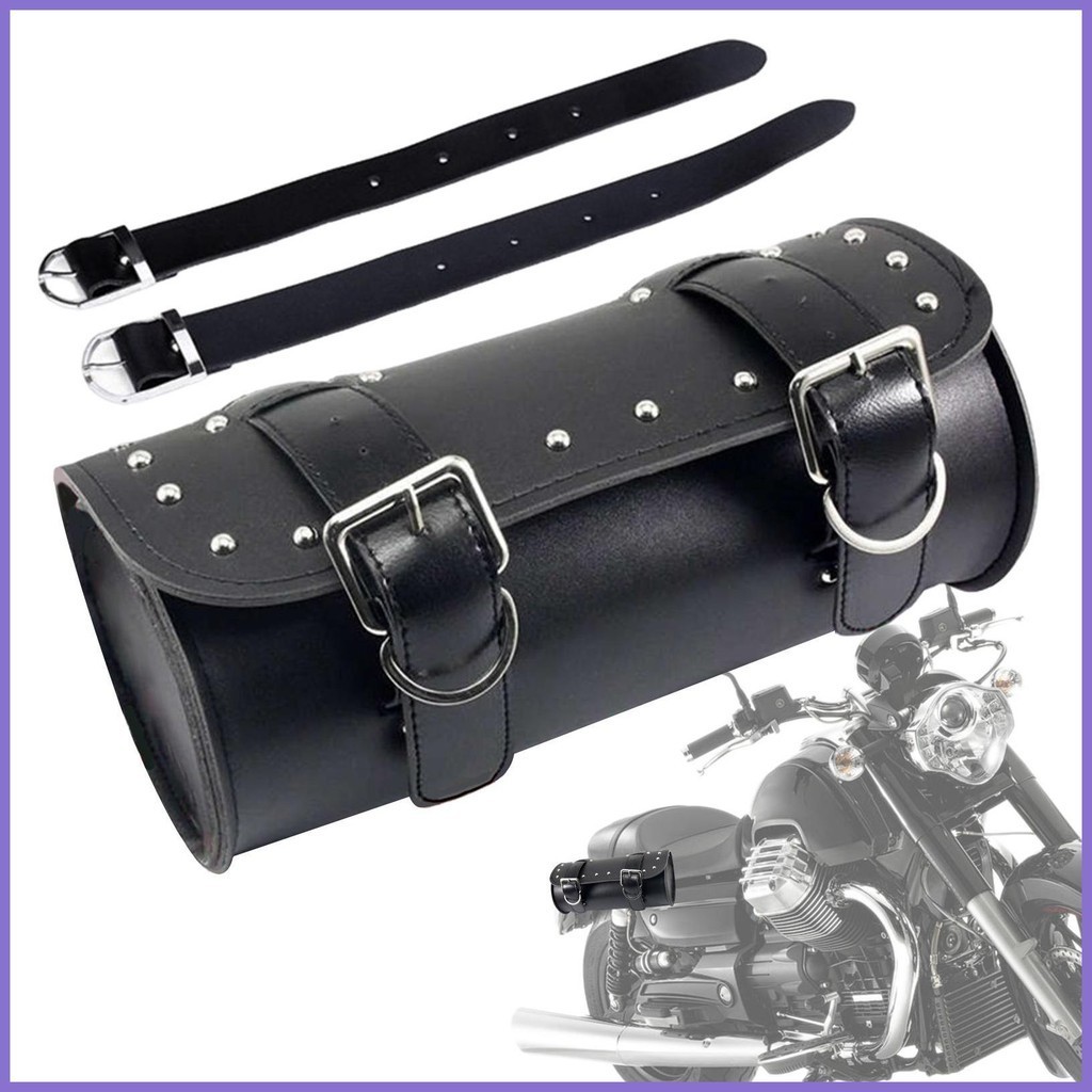 Motorcycle Handlebar Saddlebag PU Storage Tool Pouch Storage Pouch ...