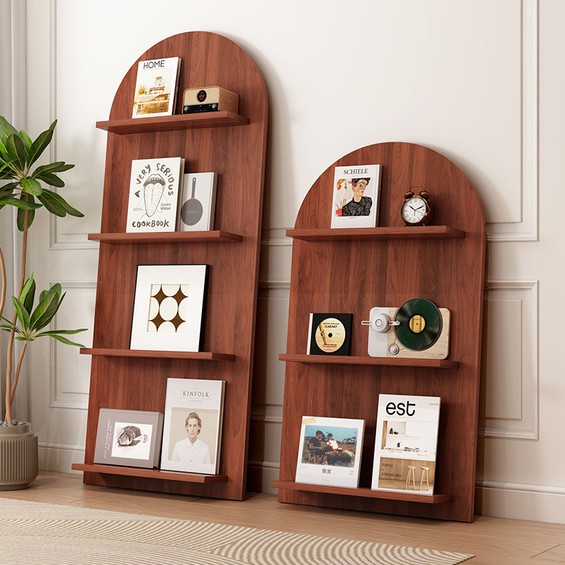 KTT Retro Arch Floor Shelf Internet Celebrity Wall Bookshelf Multi ...