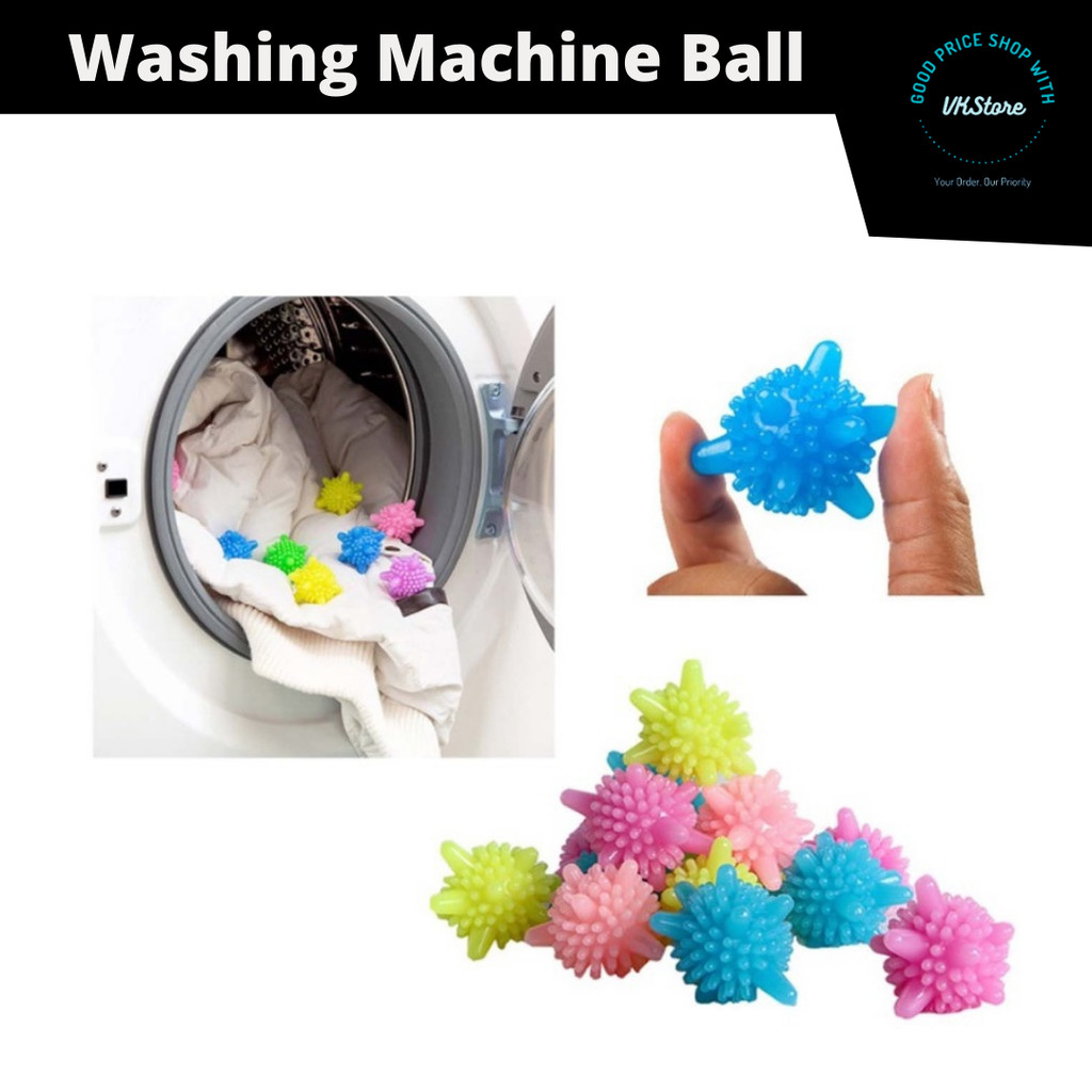 (10 PCS) Magic Washing Machine Laundry Ball Decontamination Anti ...