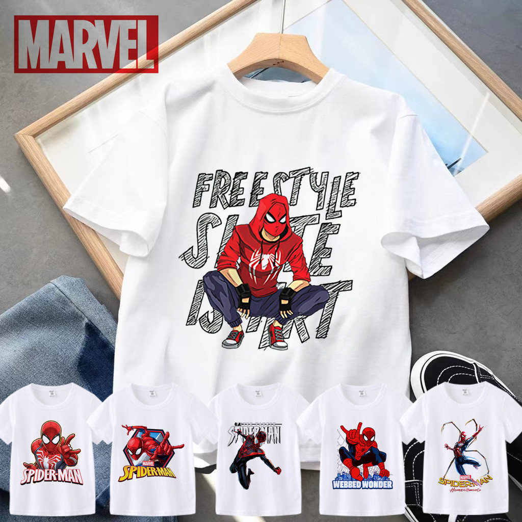 Children's T-shirt Decay Jahit Marvel Co-Branded Toon Anime Accessories ...