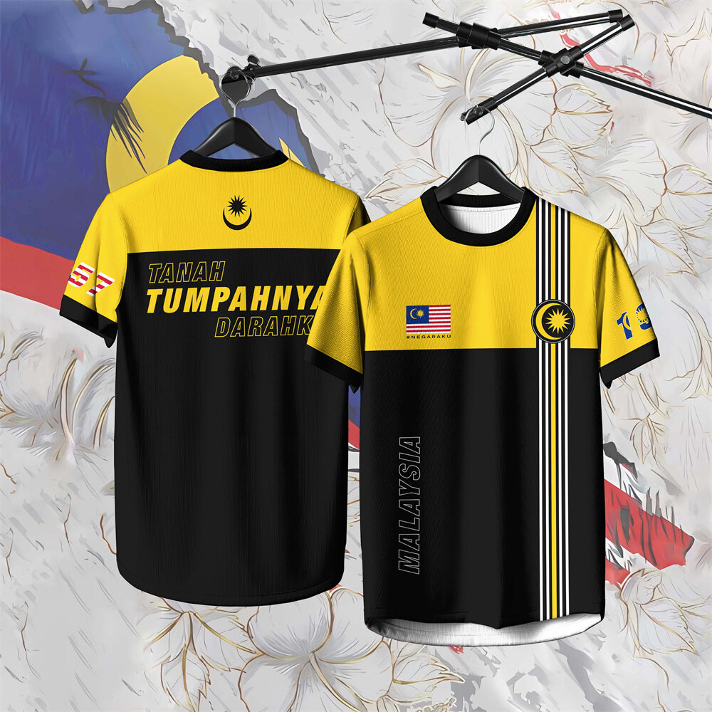 Malaysia 67 Sports Tops 2024 Special Design T-shirt Baju Merdeka Baju T ...