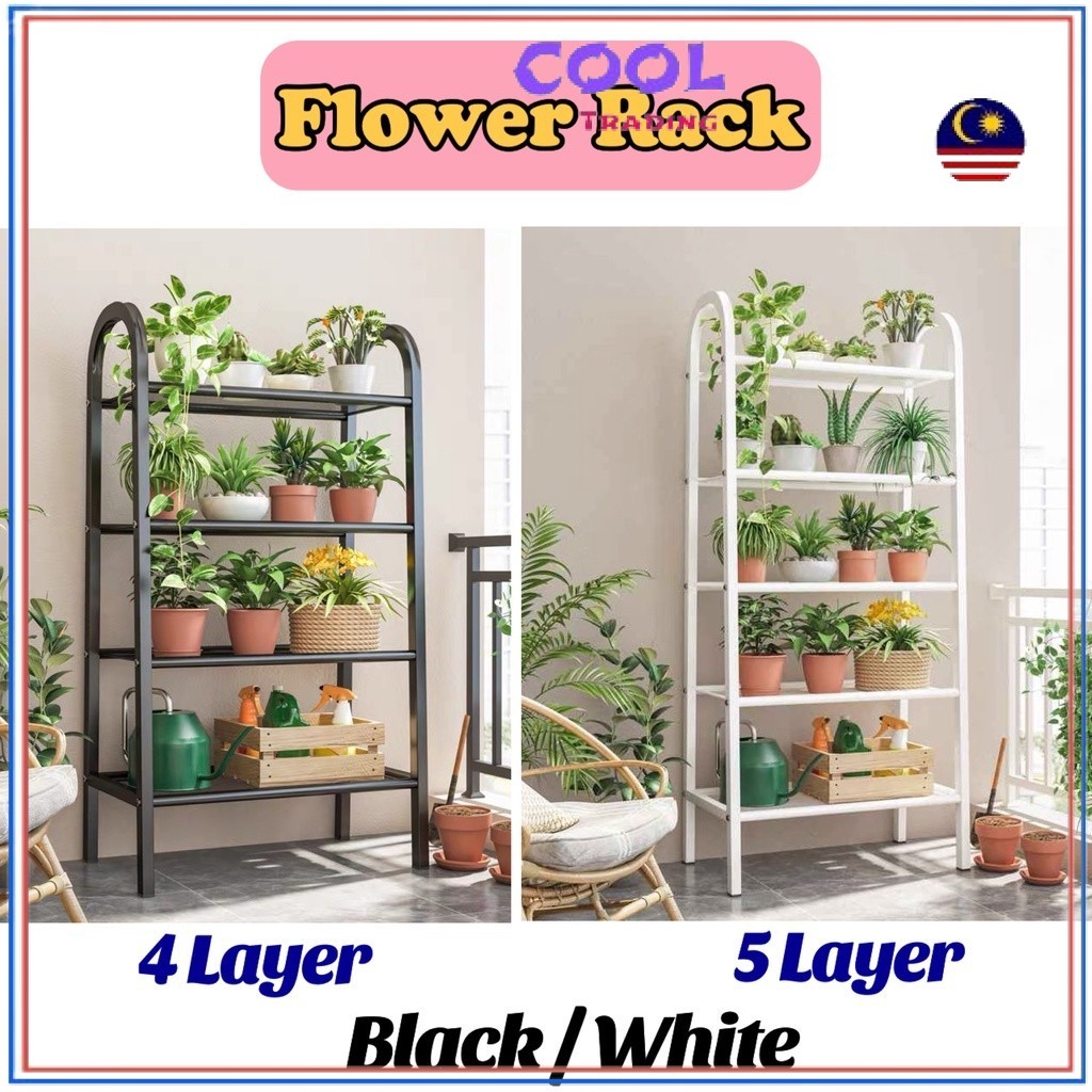 P 4 Tier 5 Layer Display Shelves Storage Rack Kitchen Bedroom Book Home ...