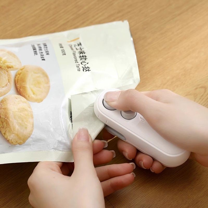 2 in 1 Mini Packaging Sealer Machine Portable Household Hand Pressure ...