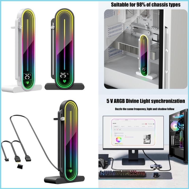 RUN ARGB GPU Support Bracket 5V 3Pin ARGB GPU Stand Holder GPU Bracket ...