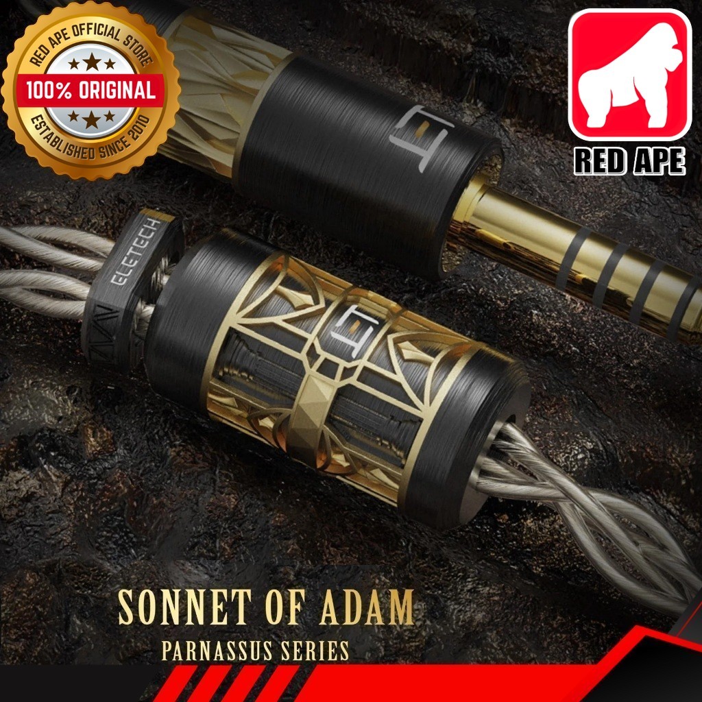 Eletech Sonnet of Adam, Hybrid In-Ear Monitor Cable: 4.4 Balanced Gold ...