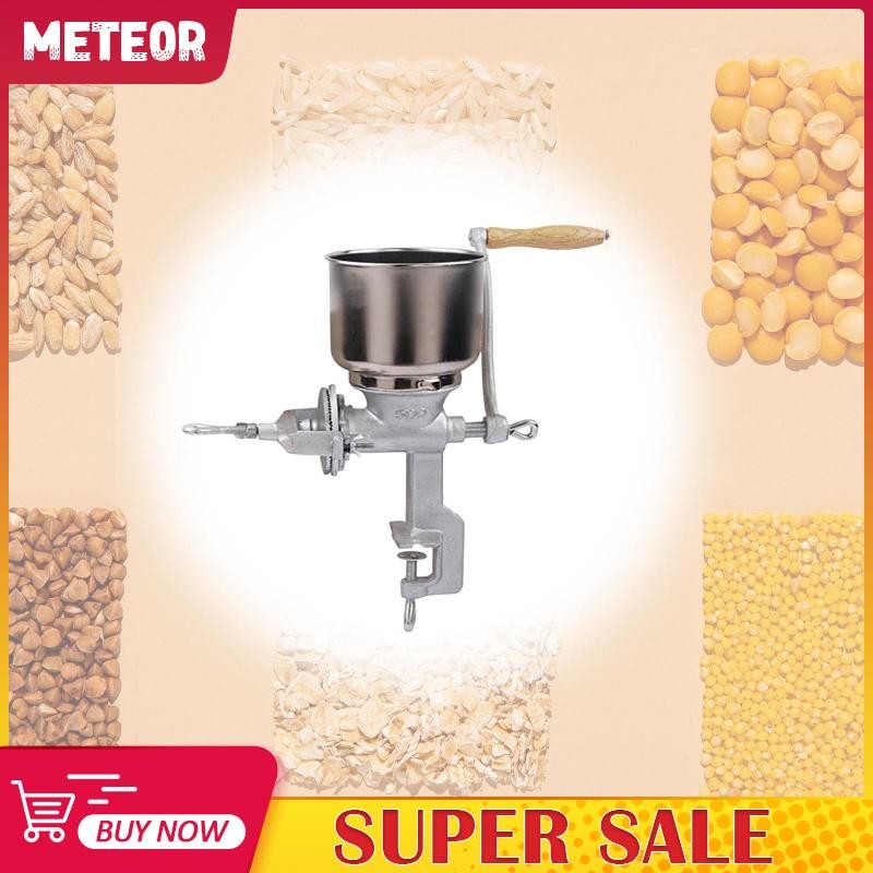 [meteorMY] Hand Crank Grain Mill Barley Dry Spice Crank Milling Machine ...