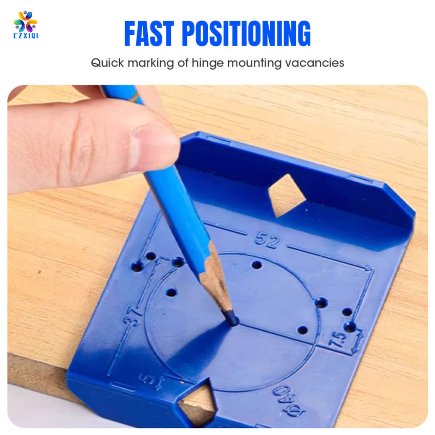 35mm Hinge Drilling Locator Cabinet Door Punching Positioning Ruler ...