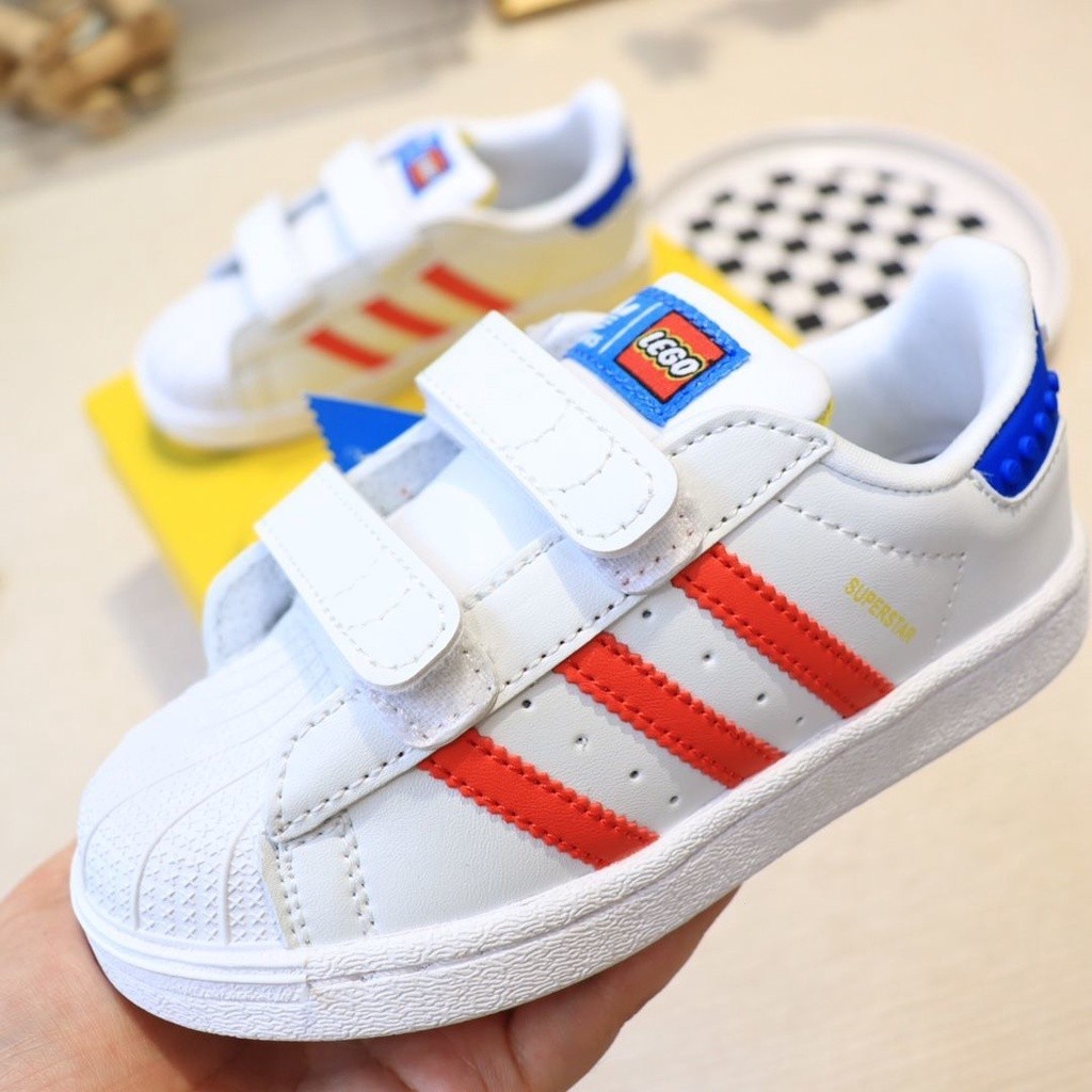 kids AD x LEGO SUPERSTAR boys girl children sneakers child running ...