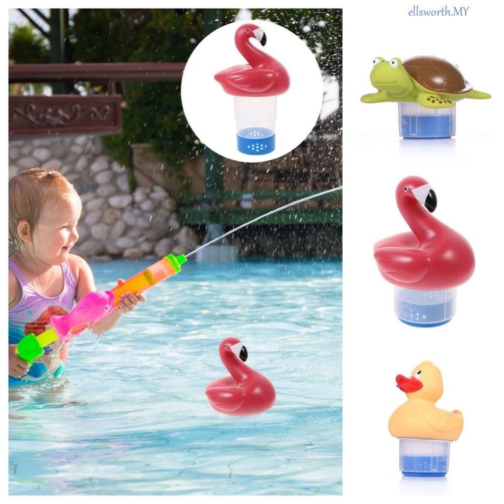 ELLSWORTH Pool Chlorine Floater Dispensers, PVC Turtle Swimming Pool ...