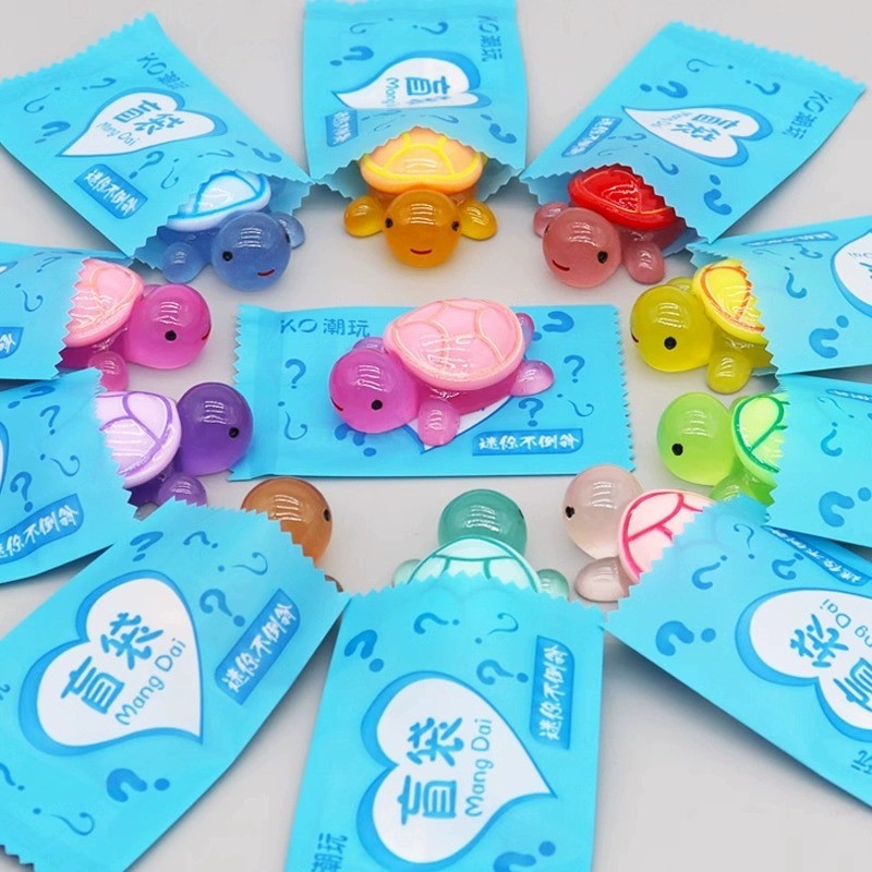 Cute Resin Turtle Luminous Glow In The Dark Turtle Blind Bag Collection ...
