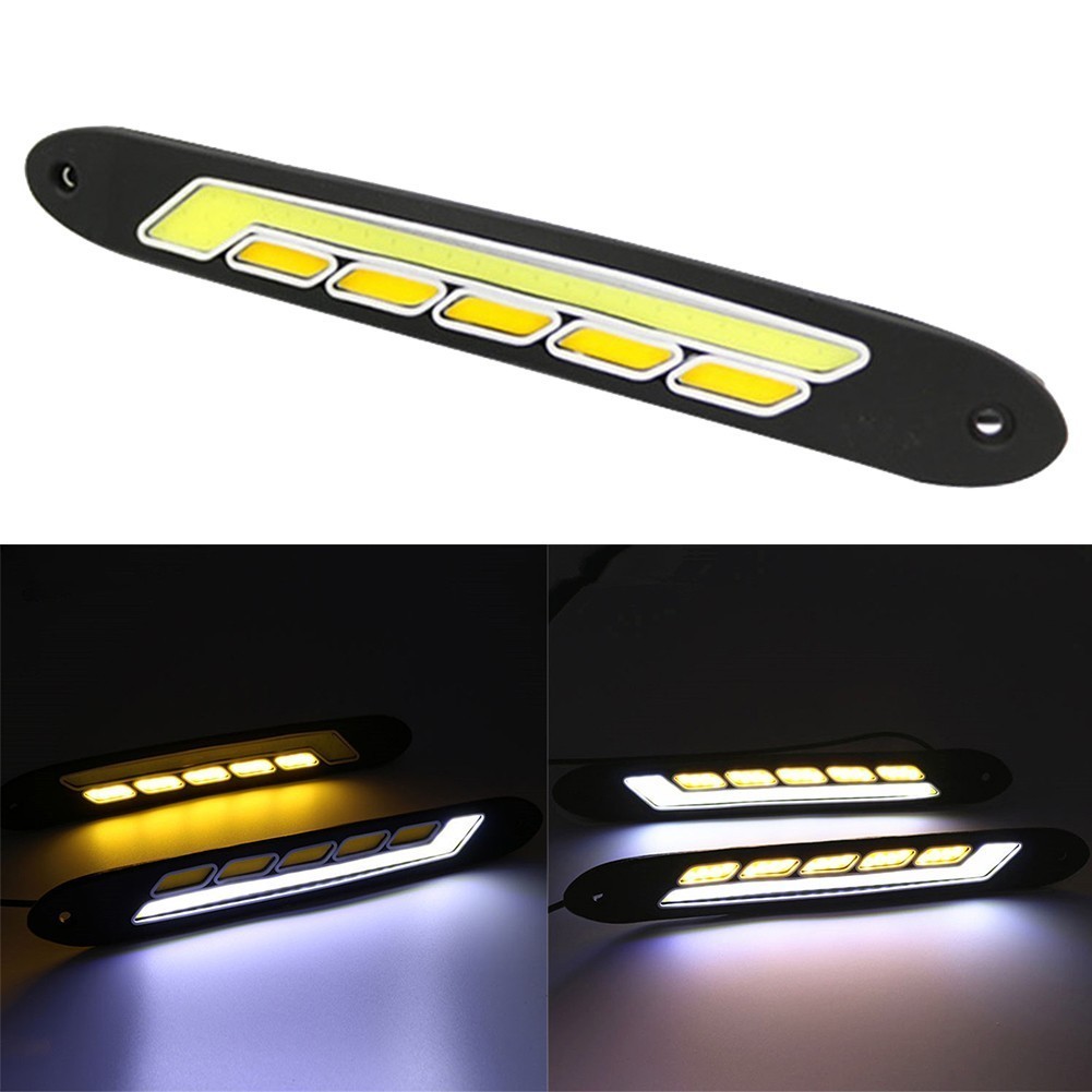 [BSL] Car LED Daytime Running Light Car Strip DRL Driving Fog Turn ...