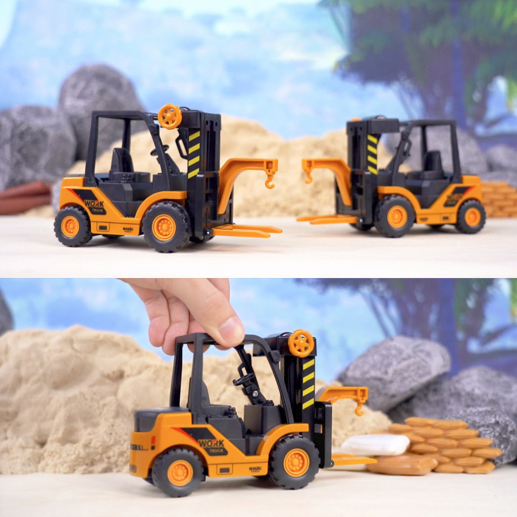 bangla| Drive Forklift Toy Toddlers Forklift Truck Die-cast Forklift ...