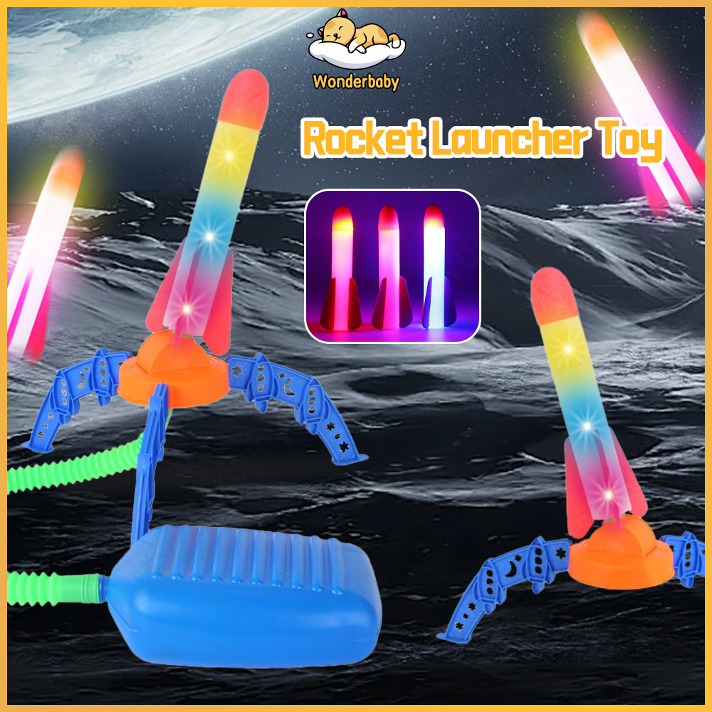 Wonderbaby Luminous Foot Rocket Kids Toys Jump Air Rocket Kids Foot ...