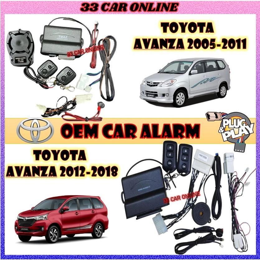 TOYOTA AVANZA 2005 - 2018 OEM PLUG & PLAY CAR ALARM SYSTEM | Shopee ...