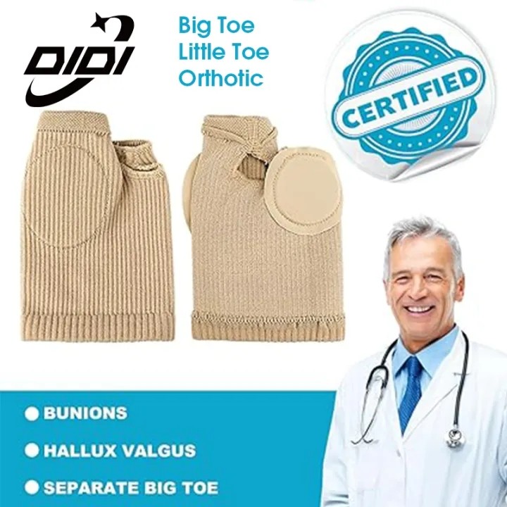 DIDI 1 Pair Silicone Gel Bunion Corrector Socks Toe Straightener Soft ...