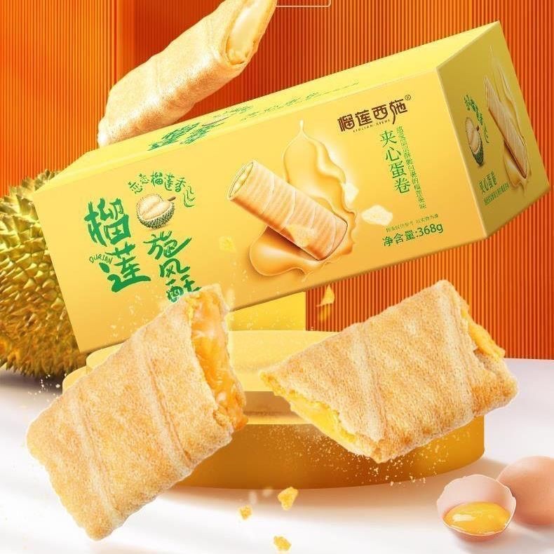 Durian Crispy Roll Sandwich Egg Roll Healthy Price Snacks Home Durian ...
