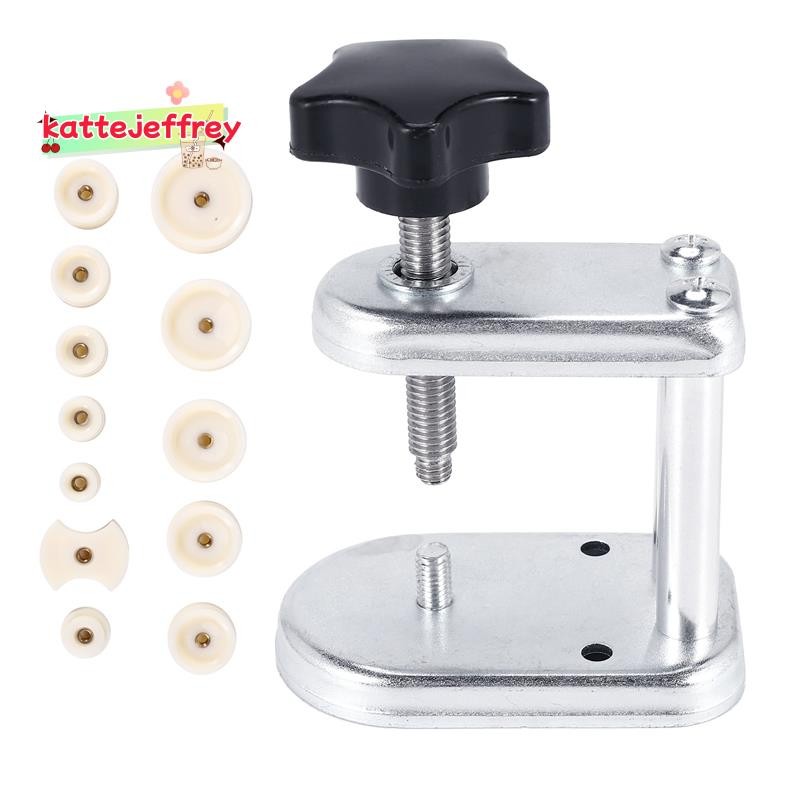 13-Piece Watch Case Press Dies Watch Crystal Front Back Case Cover ...