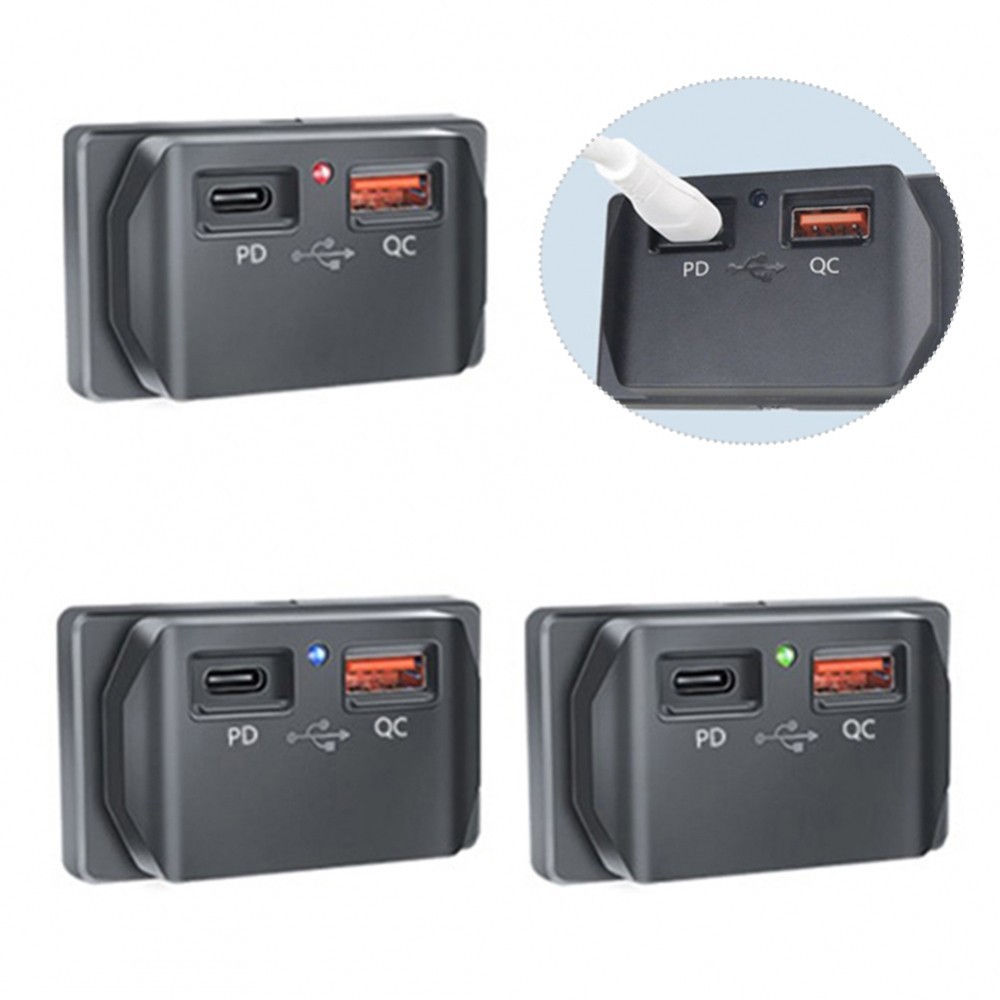 Car Charger Socket Car Bus Charger Socket Adapter Dual USB Ports USB ...