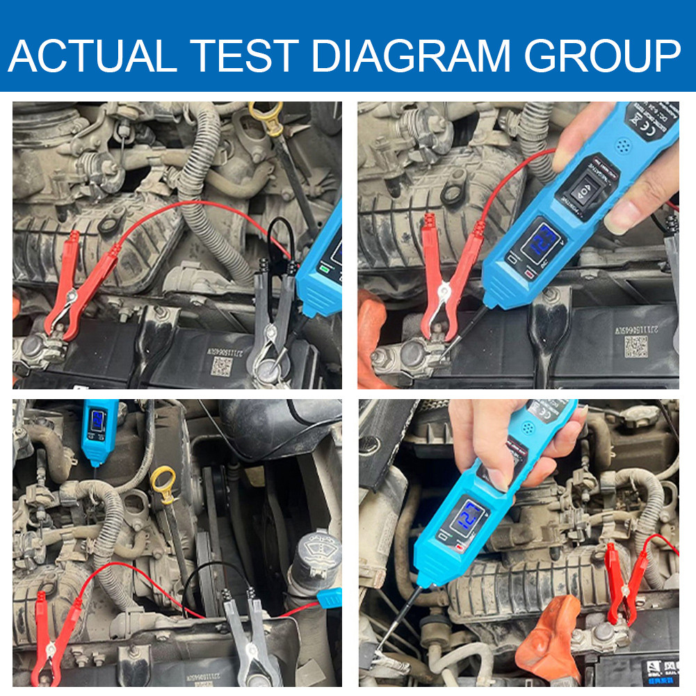 Digital Voltage Circuit Tester with Power Switch Auto Electric Circuit ...