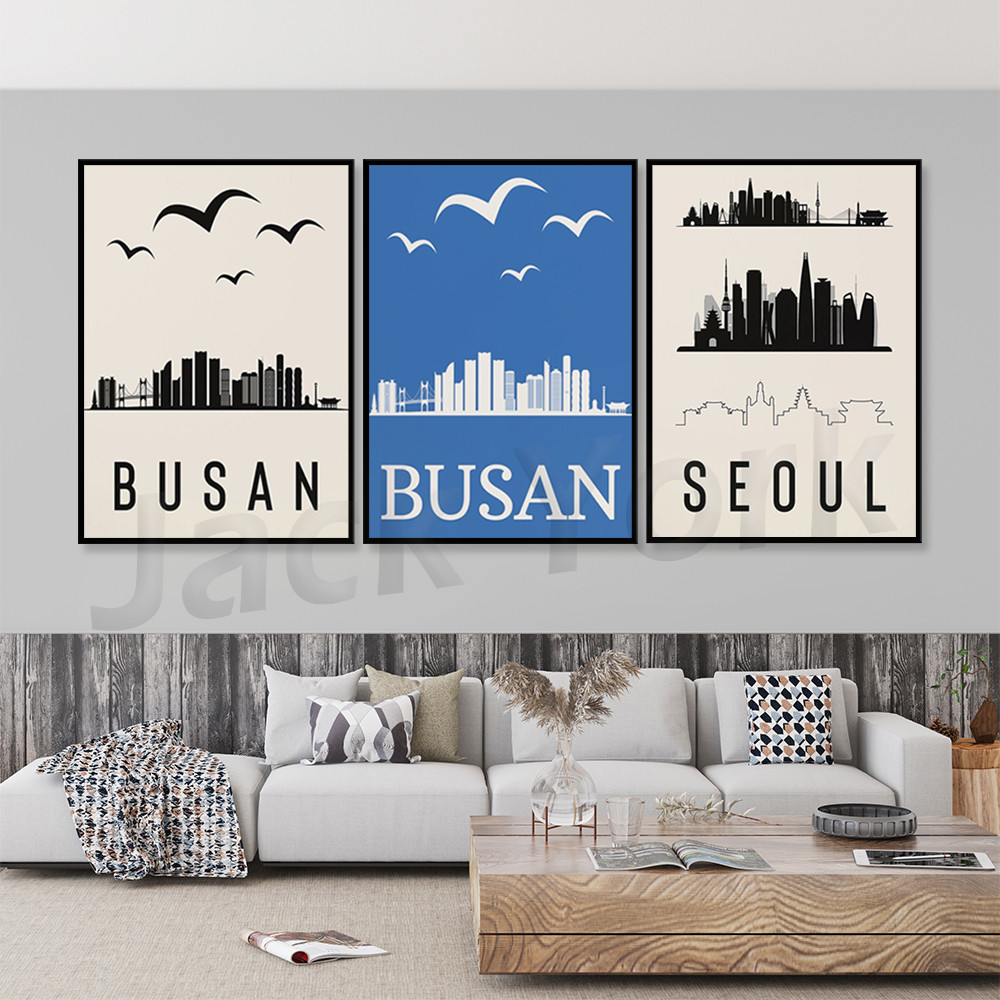 Korean Poster | Korea Poster | Wall Decor living room | Korean Gift ...