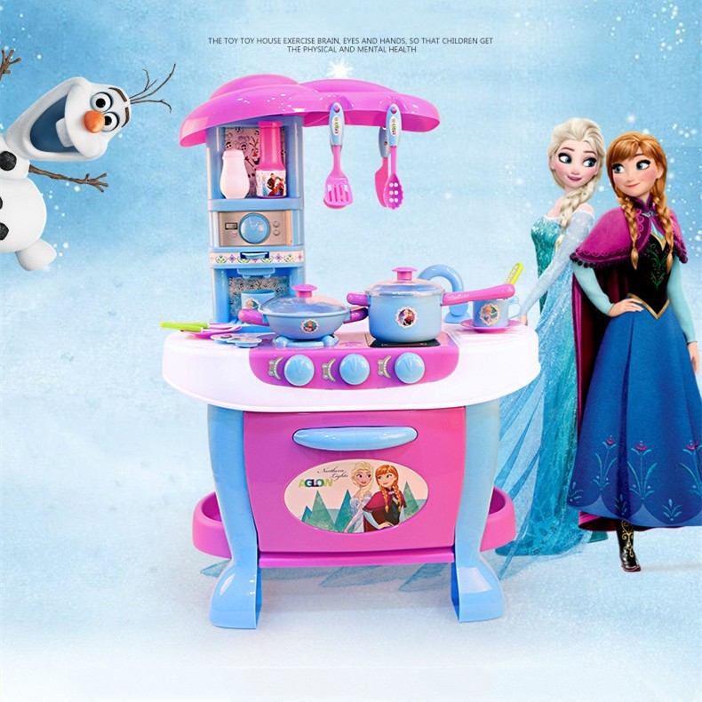 Disney Lotso bear Frozen Girls kitchen set Simulation Play House ...