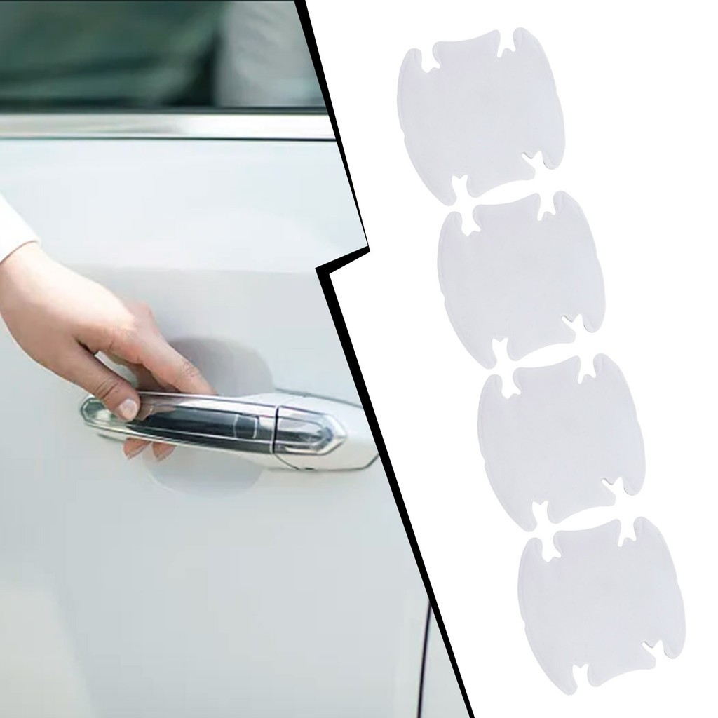 4x Car Door Handle Invisible Film Scratch Decal Car Sticker | Shopee ...
