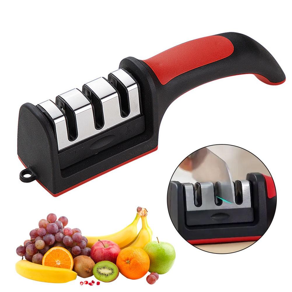 Professional 3-Stage Knife Sharpener Manual Kitchen Knife Sharpening ...