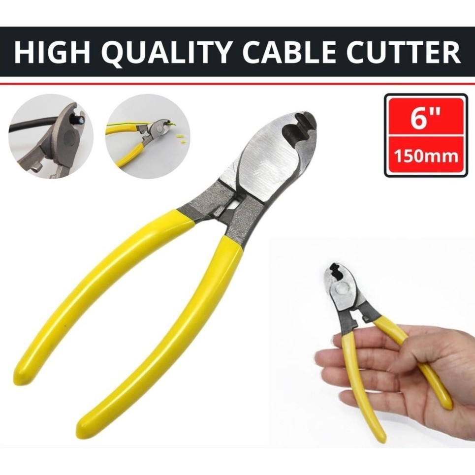 6 / 8 / 10 Inch Cable Wire Cutter Plier Chrome Vanadium Steel Wire ...