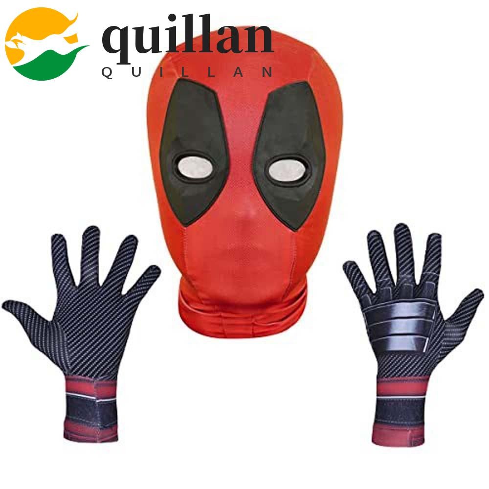 QUILLAN Deadpool Cosplay Costume, Wade Wilson Halloween Deadpool ...