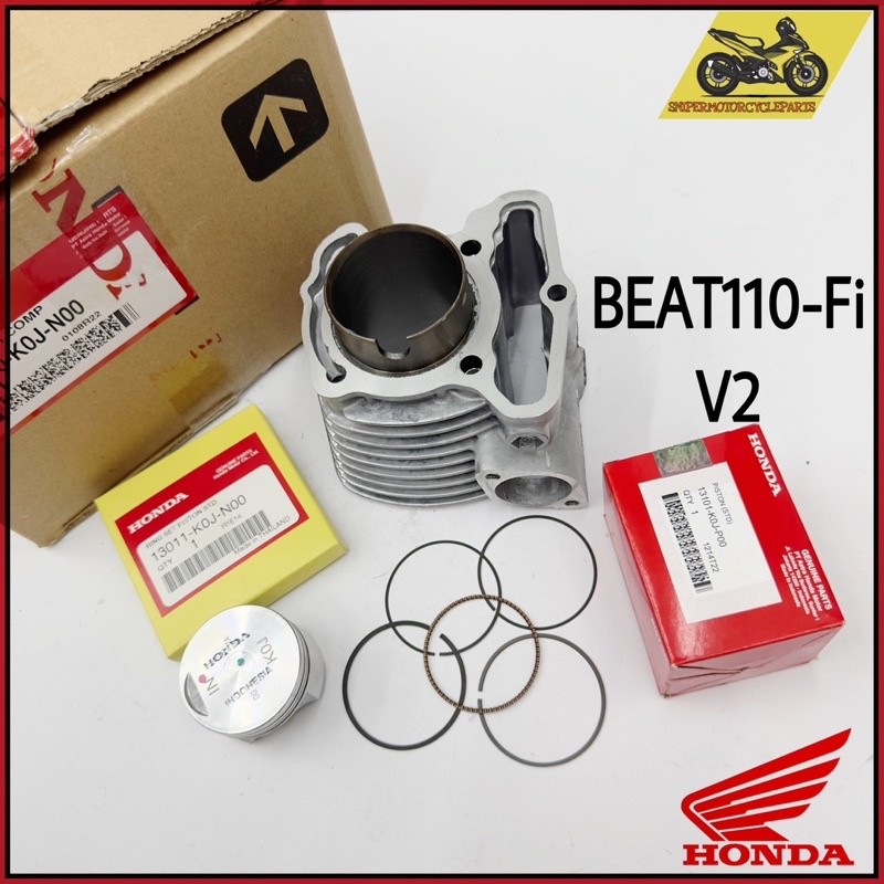[100% ORIGINAL ] BEAT 110 V2 Fi BEAT 110 V2 FI CYLINDER BLOCK SET COMP ...
