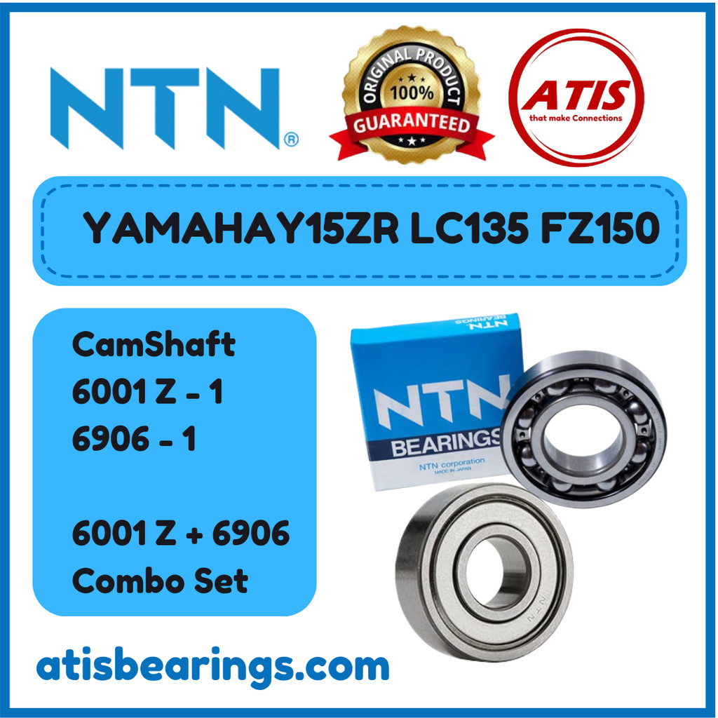 NTN YAMAHA Y15ZR LC135 FZ150 Motorcycle Engine Cam Shaft Bearings 100% ...