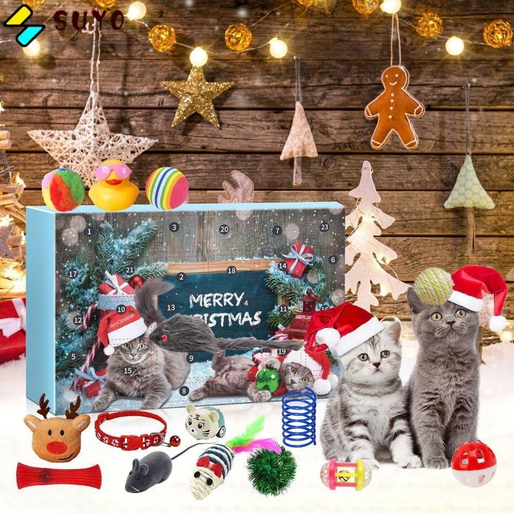 SUYO Christmas Kitten Interactive Play Toys, Pet Toys Gifts Christmas ...