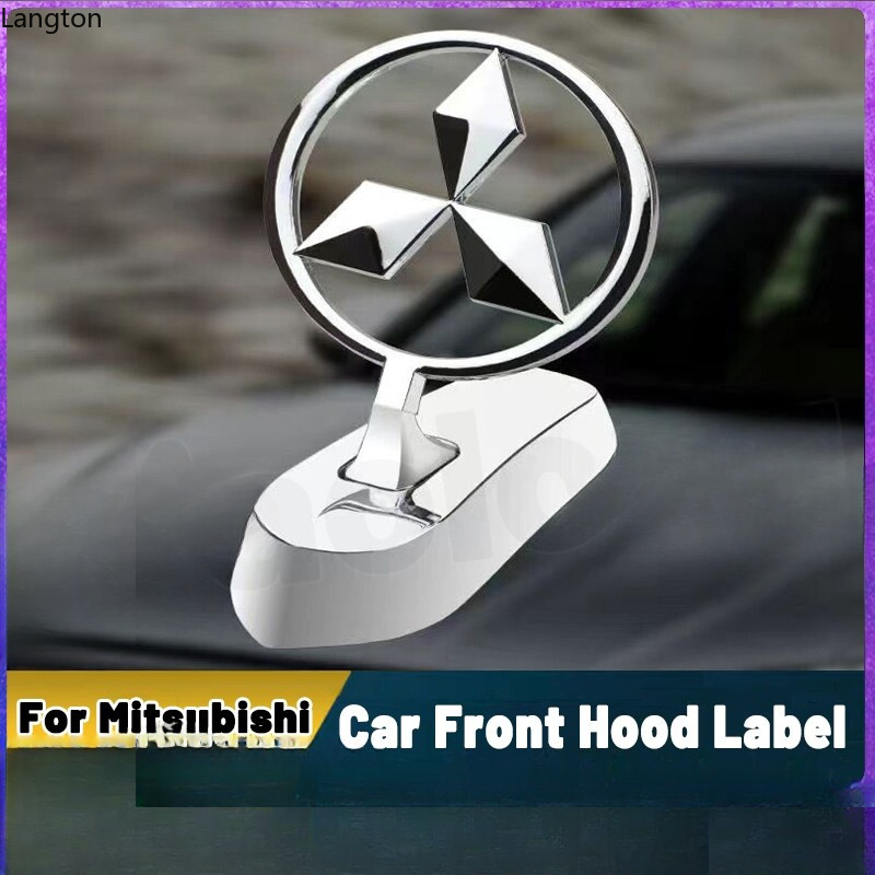 High quality For Mitsubishi Zinc Alloy Car Front Hood Label ...