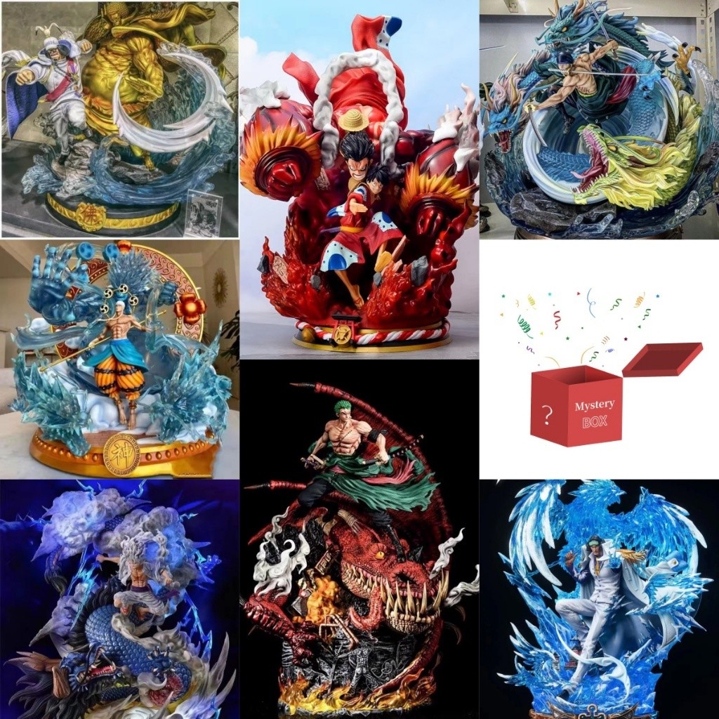 One Piece Figure Gear 5 Luffy Kohza Eneru Teach Mihawk Doflamingo Zoro ...