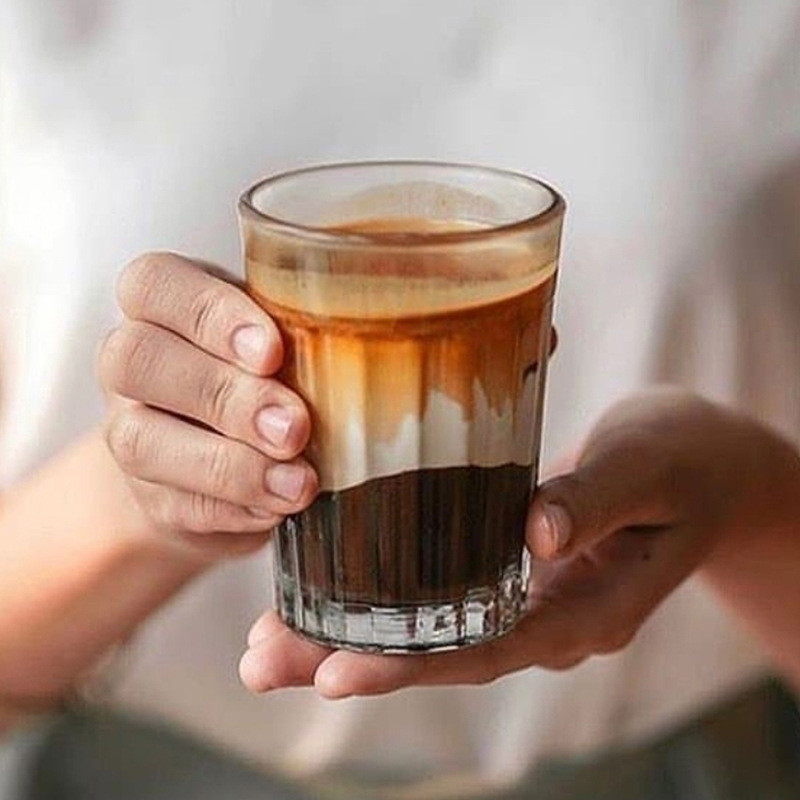 botol tahan sejuk botol air viral botol air baby Kafe latte berjalur ...